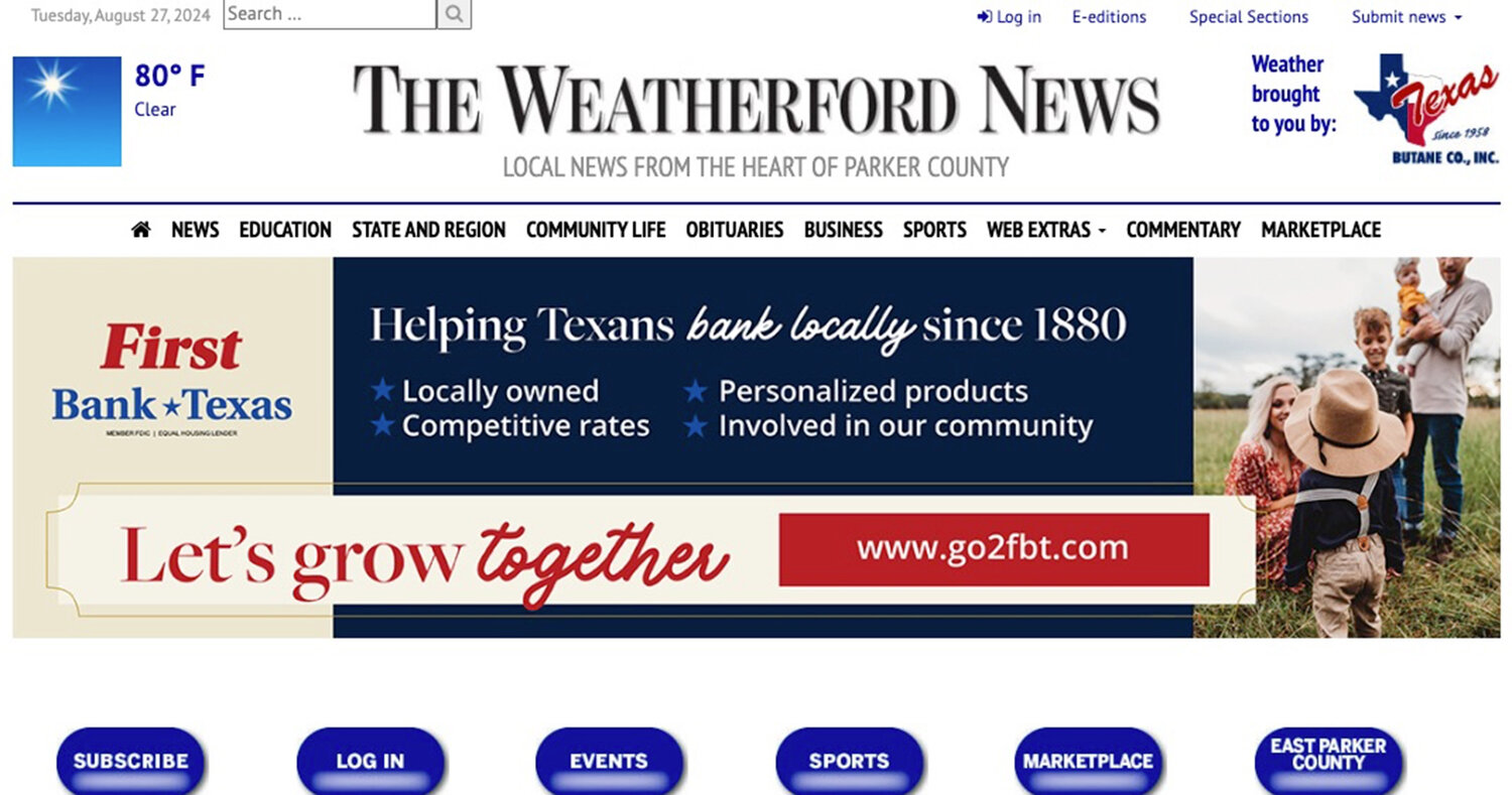 New Weatherford news site launched | The Community News