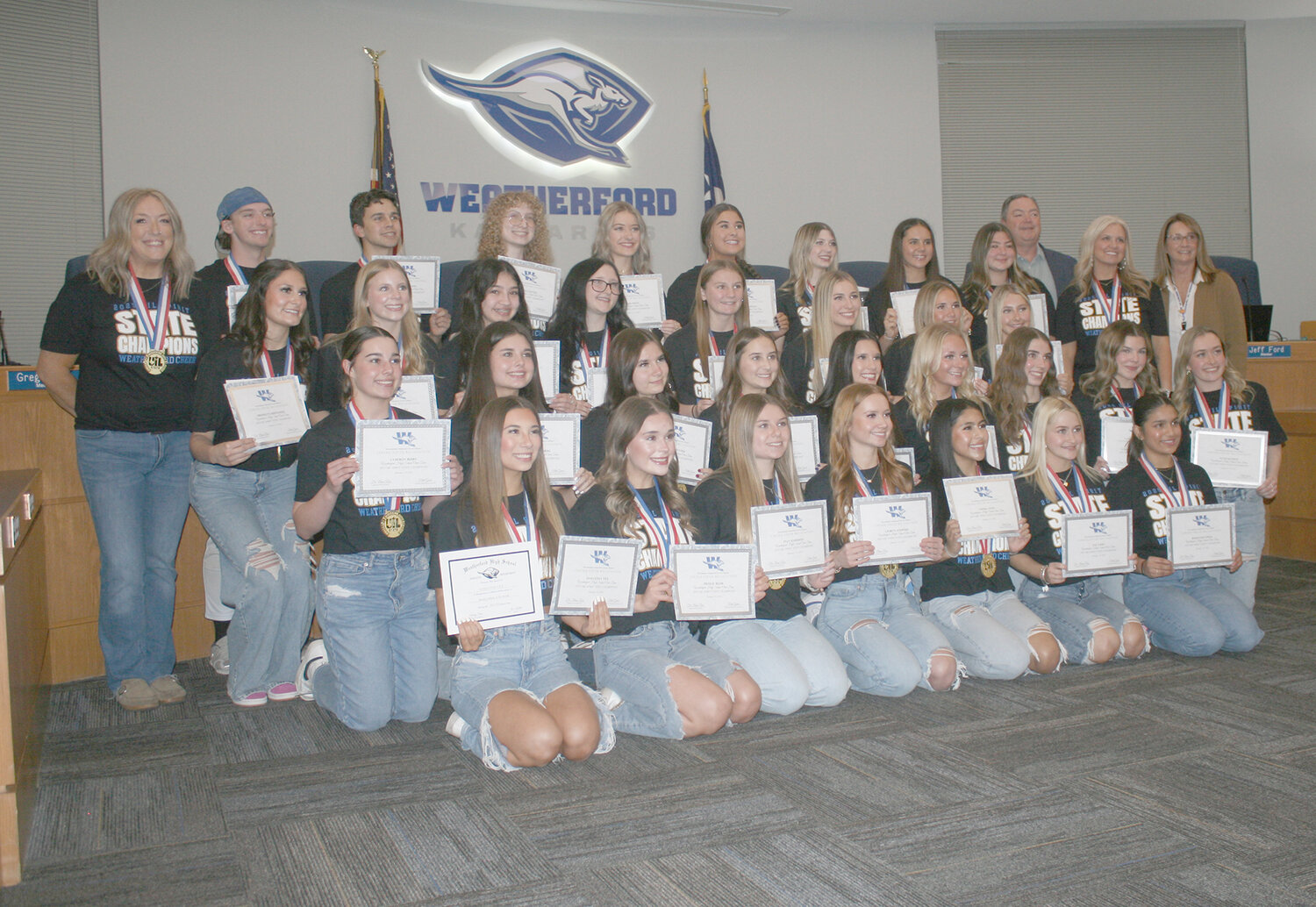 Weatherford ISD: Board meeting features evening of achievement ...