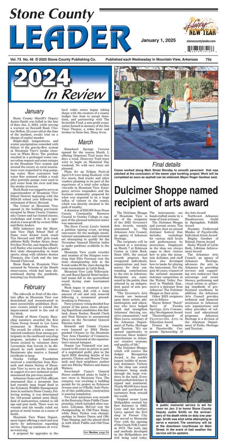 January 1, 2025 - Stone County Leader