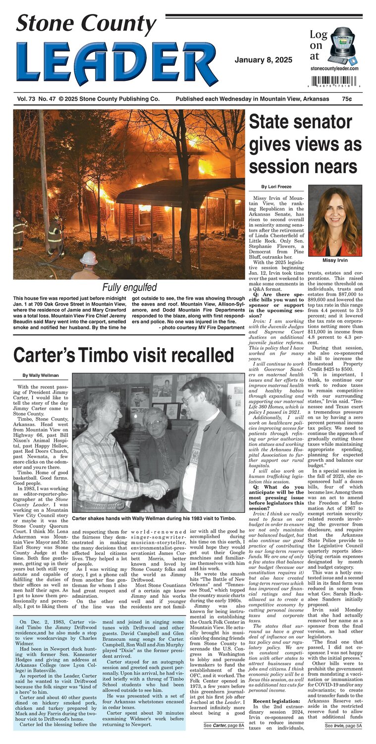 January 8, 2025 - Stone County Leader