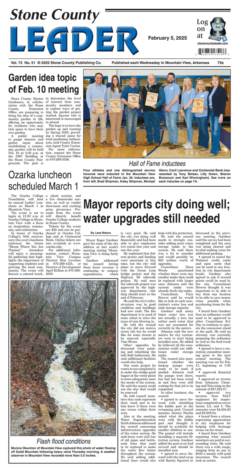 February 5, 2025 - Stone County Leader