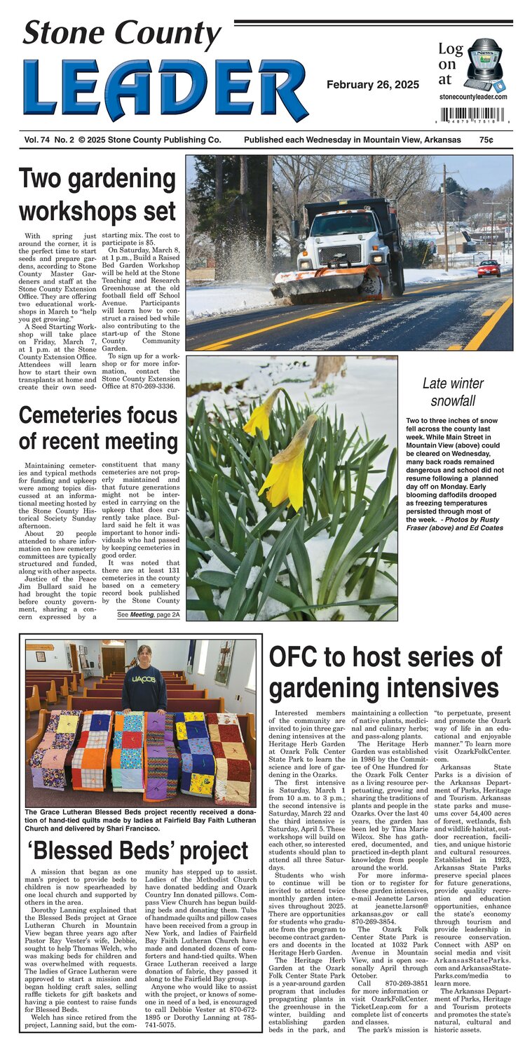 February 26, 2025 - Stone County Leader