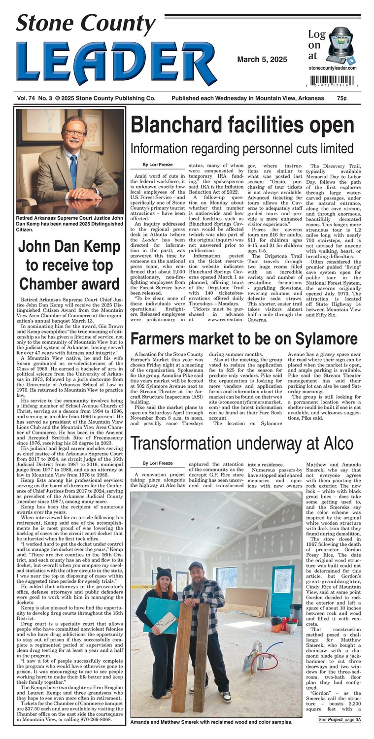 March 5, 2025 - Stone County Leader