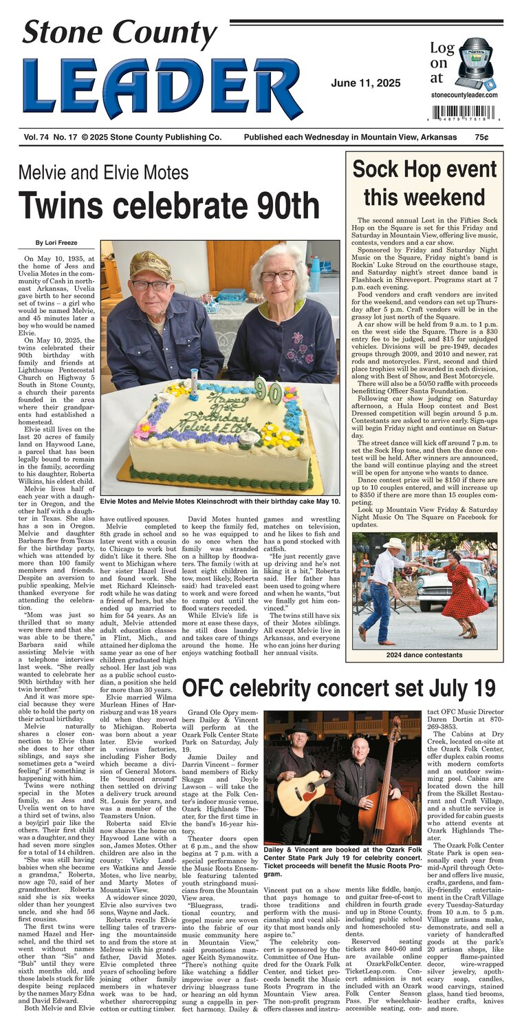 June 11, 2025 - Stone County Leader