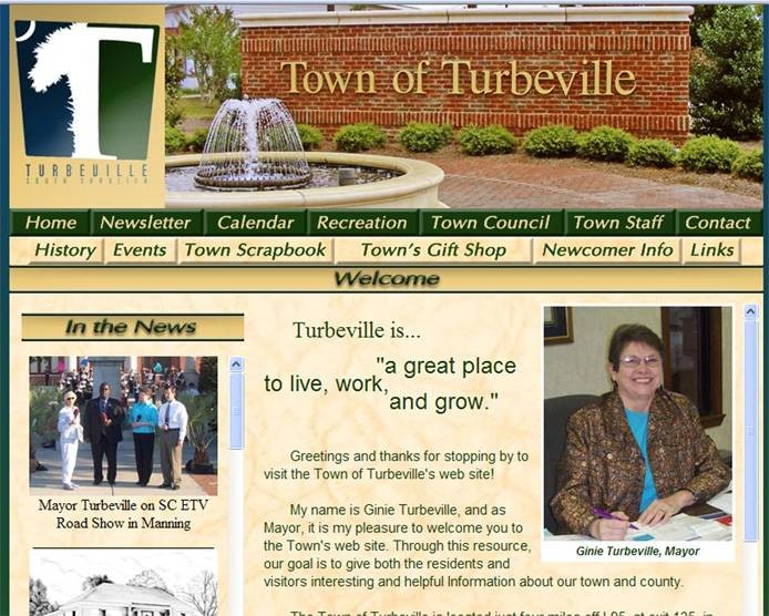 Turbeville Web site gets statewide recognition - The Sumter Item
