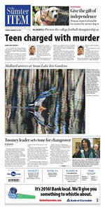 January 10, 2016 - The Sumter Item