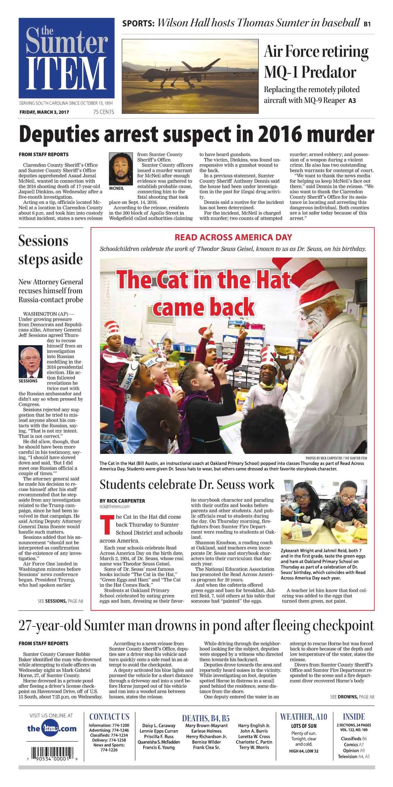 March 3, 2017 - The Sumter Item
