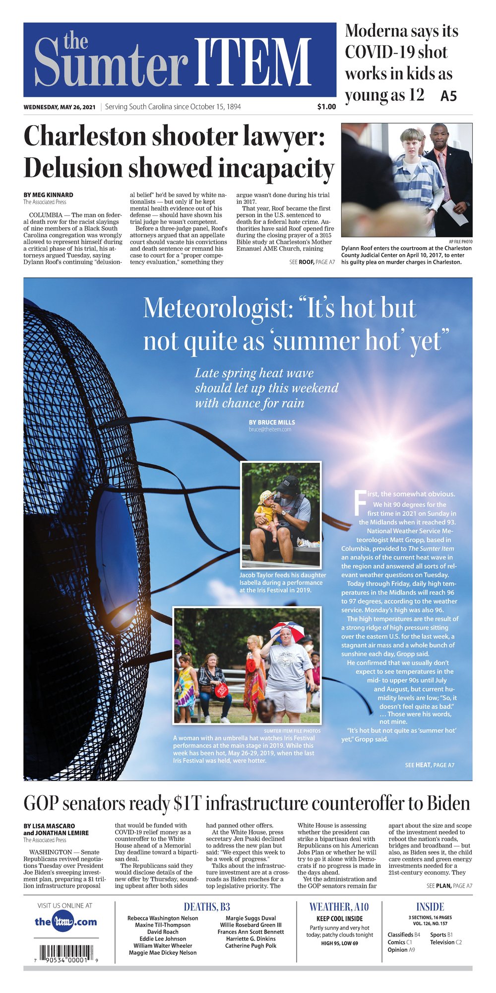 Wednesday, May 26, 2021 - The Sumter Item