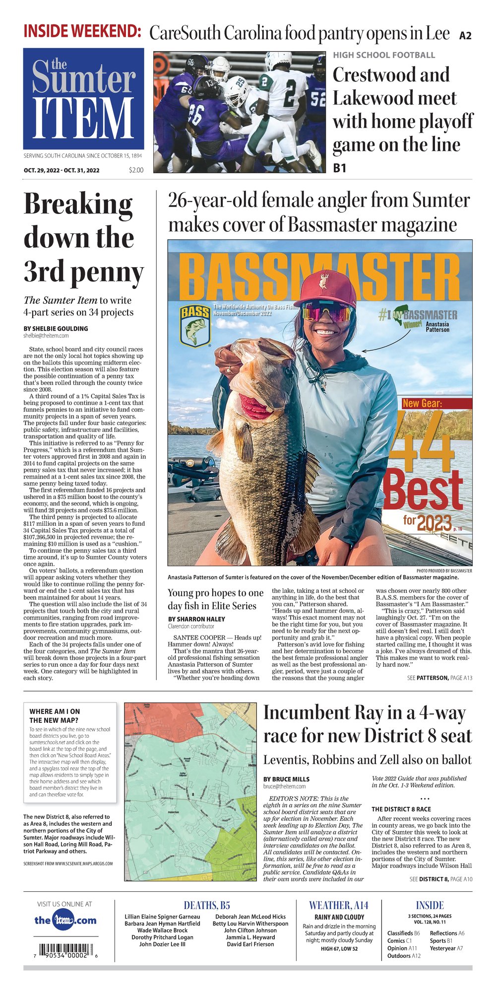 Saturday-Monday, Oct. 29-31, 2022 - The Sumter Item