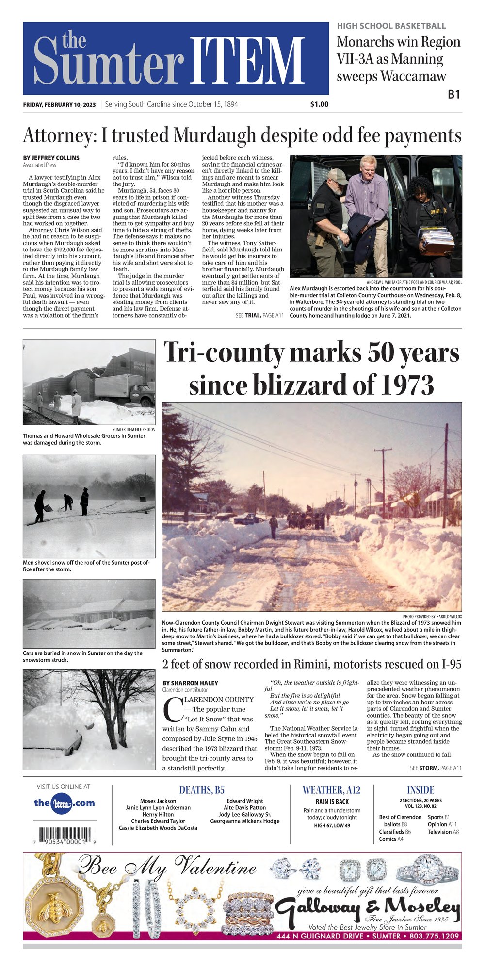 Friday, Feb. 10, 2023 - The Sumter Item