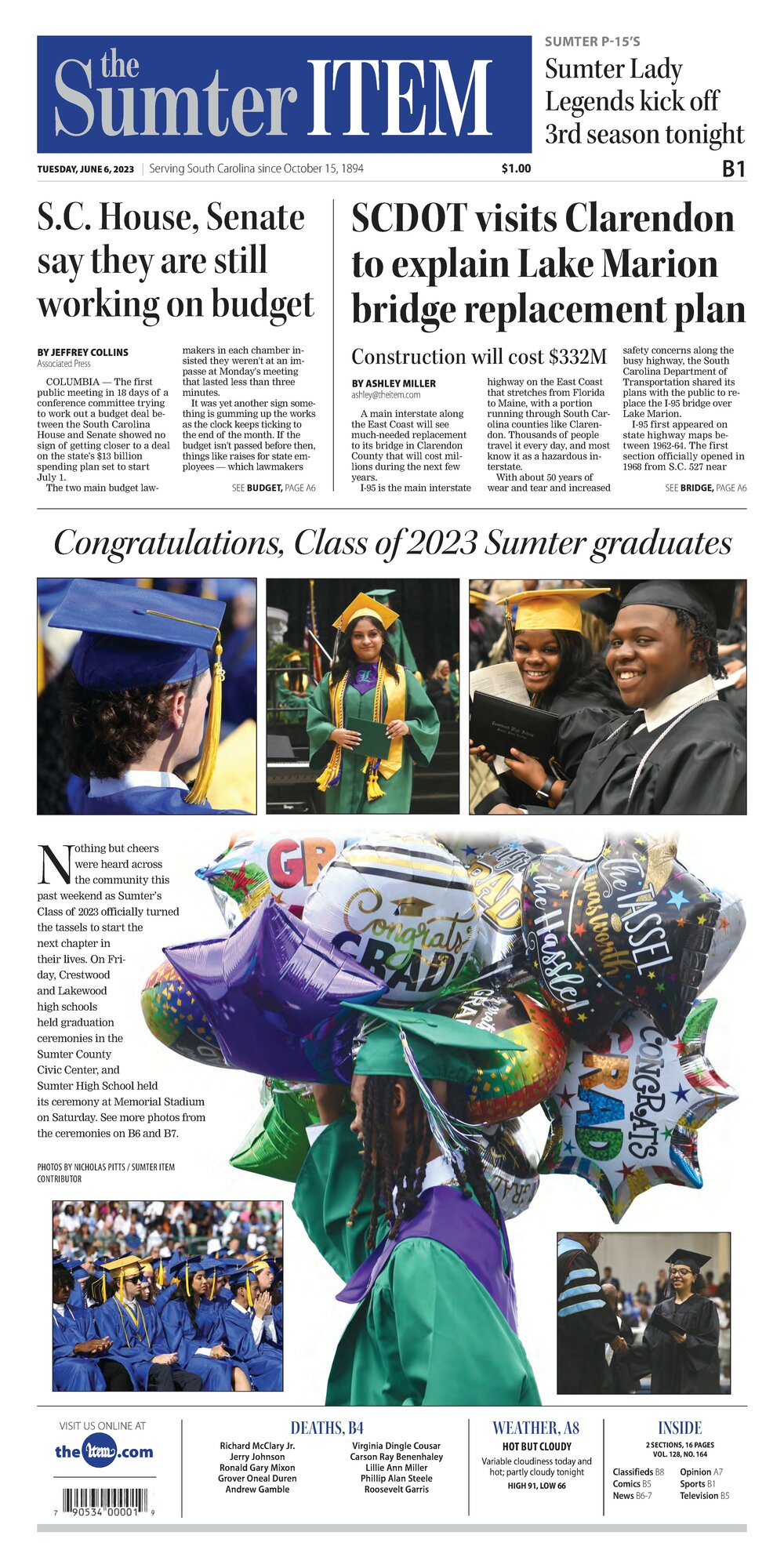 Tuesday, June 6, 2023 - The Sumter Item
