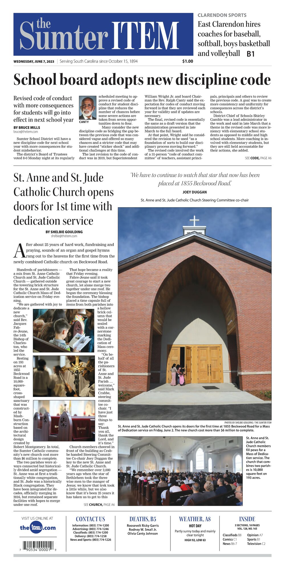Wednesday, June 7, 2023 - The Sumter Item