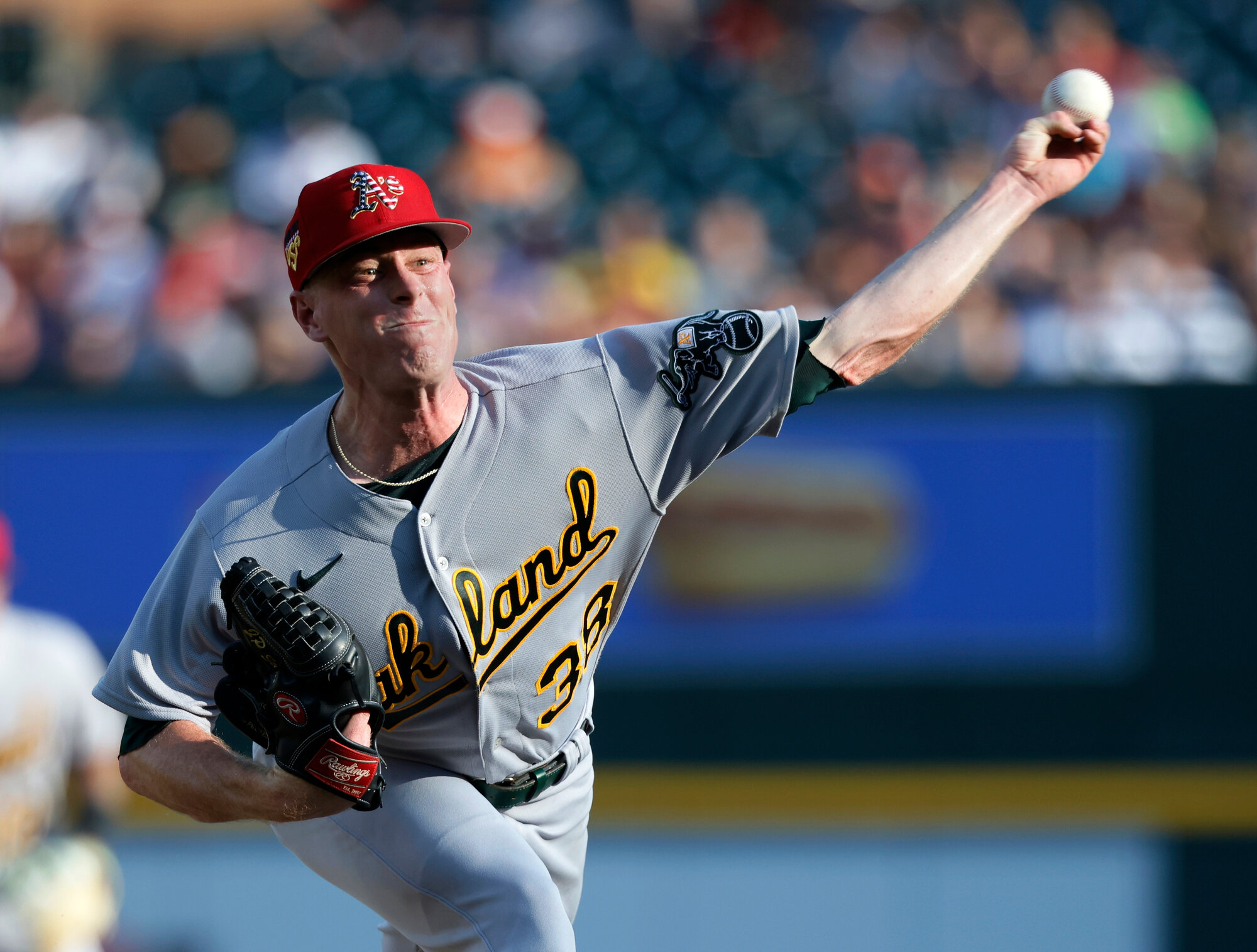 Former Baron Sears throws gem as A's beat Tigers 1-0 - The Sumter Item