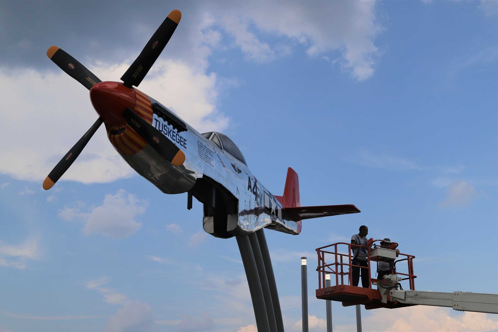 Tuskegee Airmen replica plane finally in Sumter Veterans Park - The ...