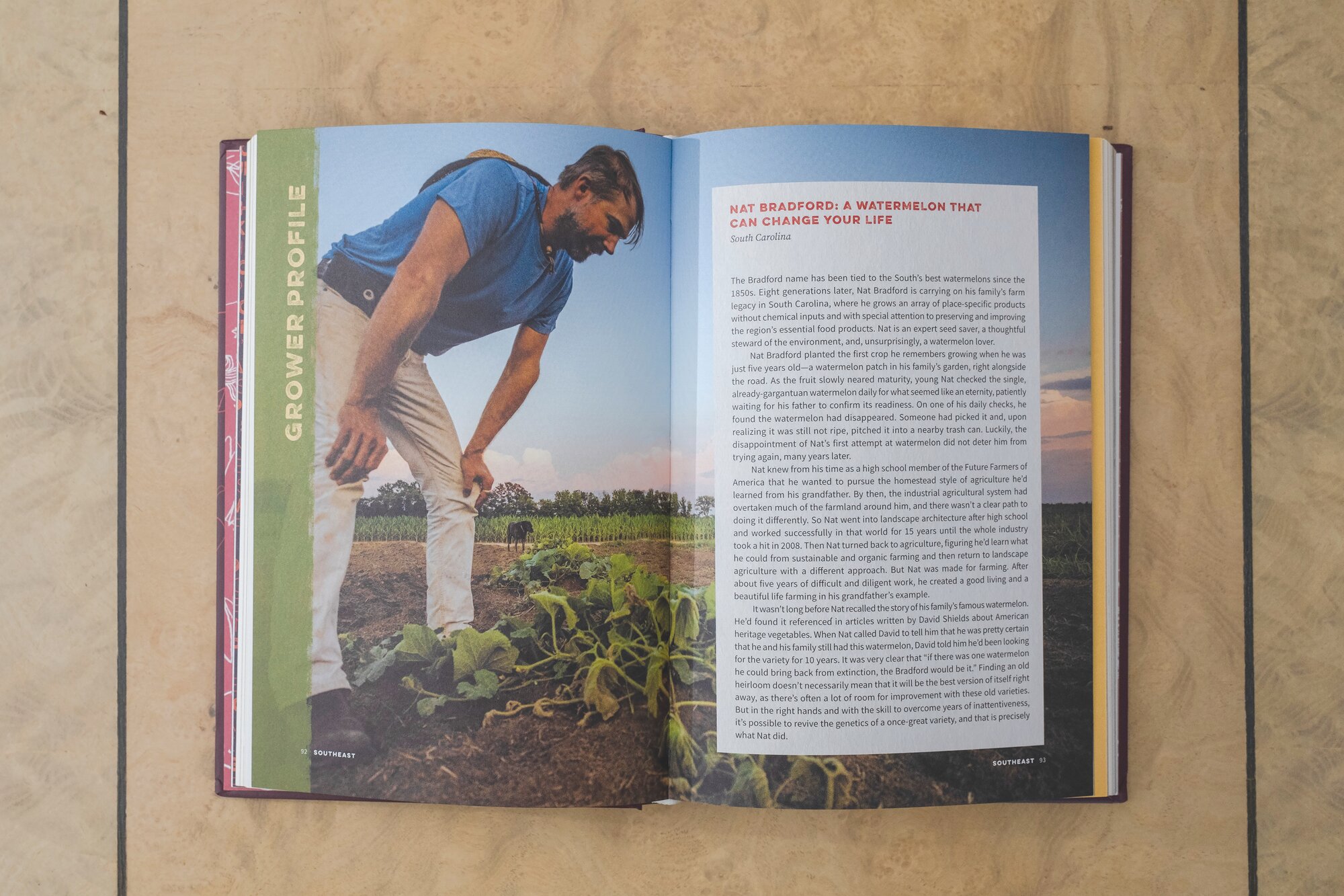Bradford, his watermelons featured in book on 'foods that define the ...