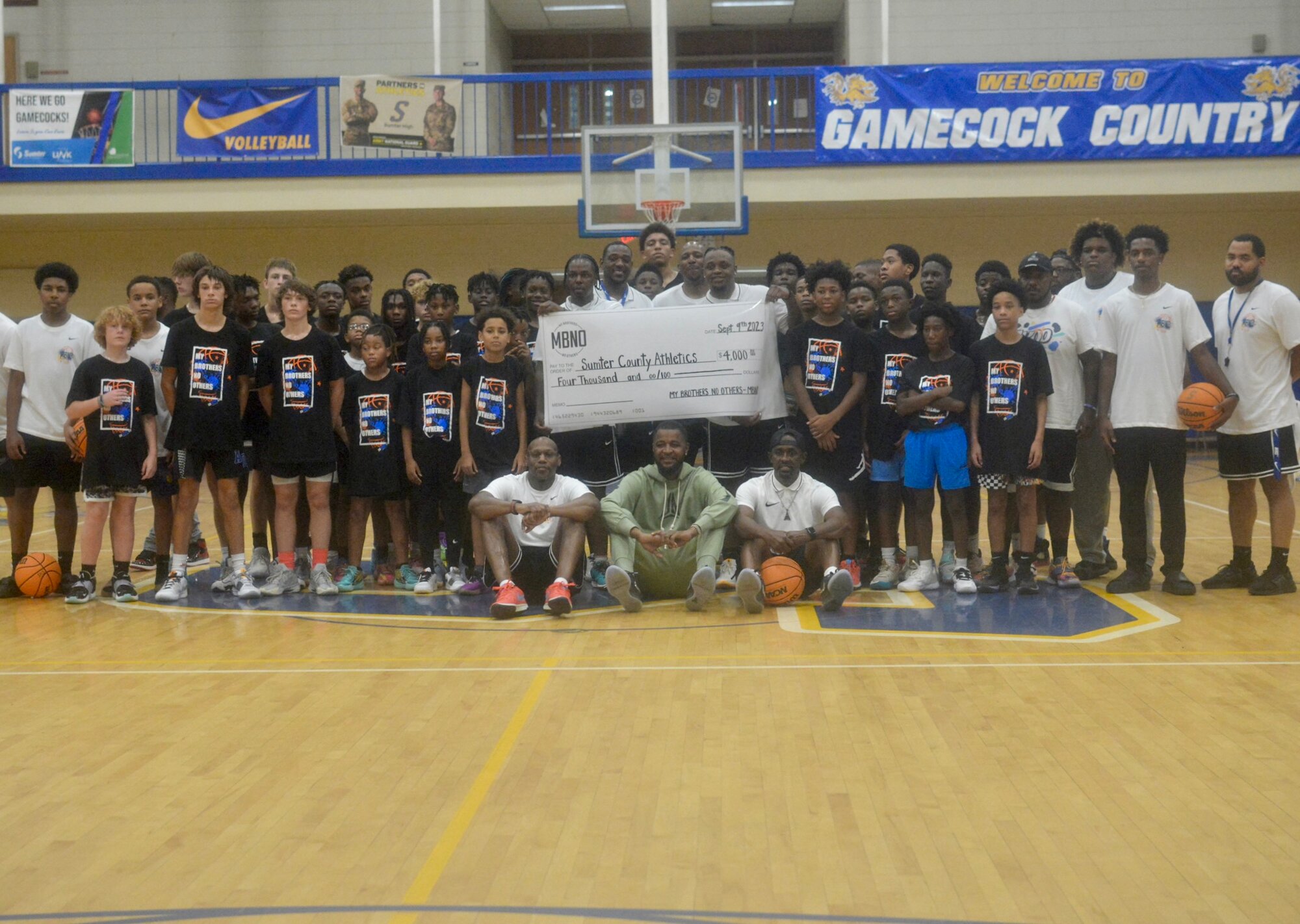 MBNO gives back with free basketball camp at Sumter High, donation to ...