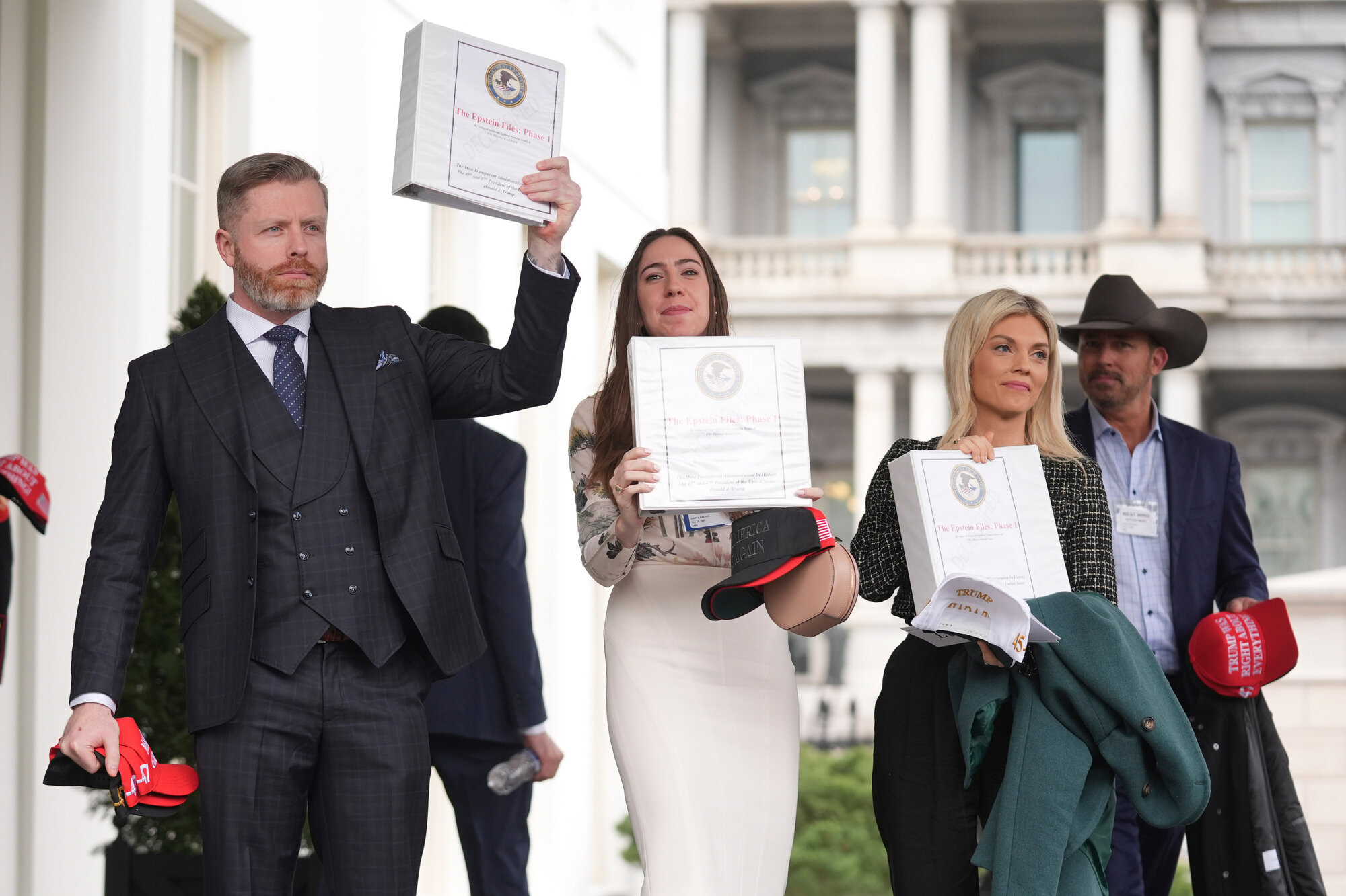 Conservative commentators seen with 'Epstein Files' binders after AG ...