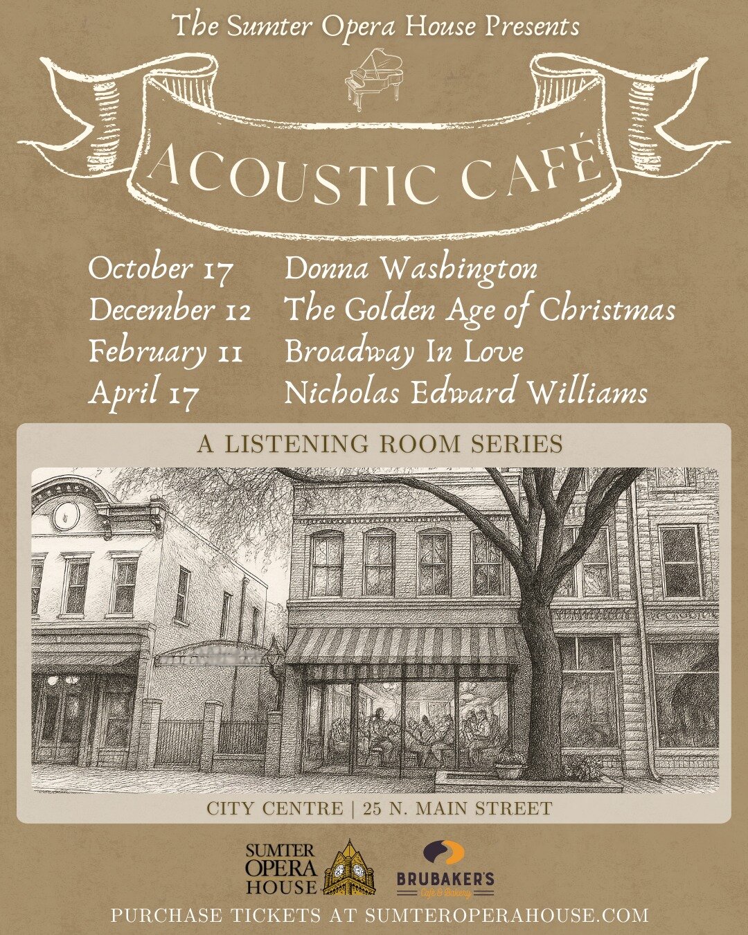 Sumter Opera House announces lineup for its 2025-26 Acoustic Café ...
