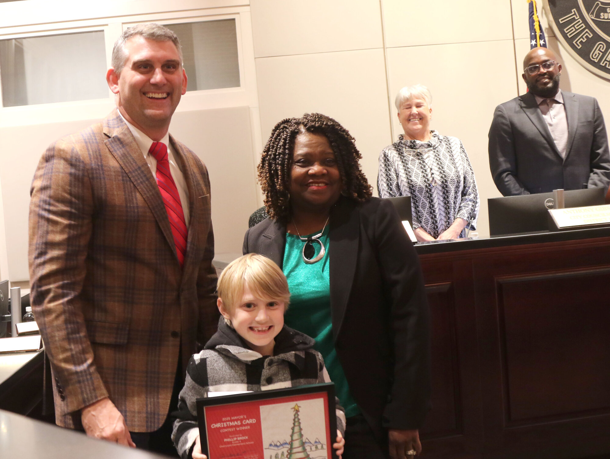 Mayor's Christmas Card Contest winners honored at Sumter City Council ...