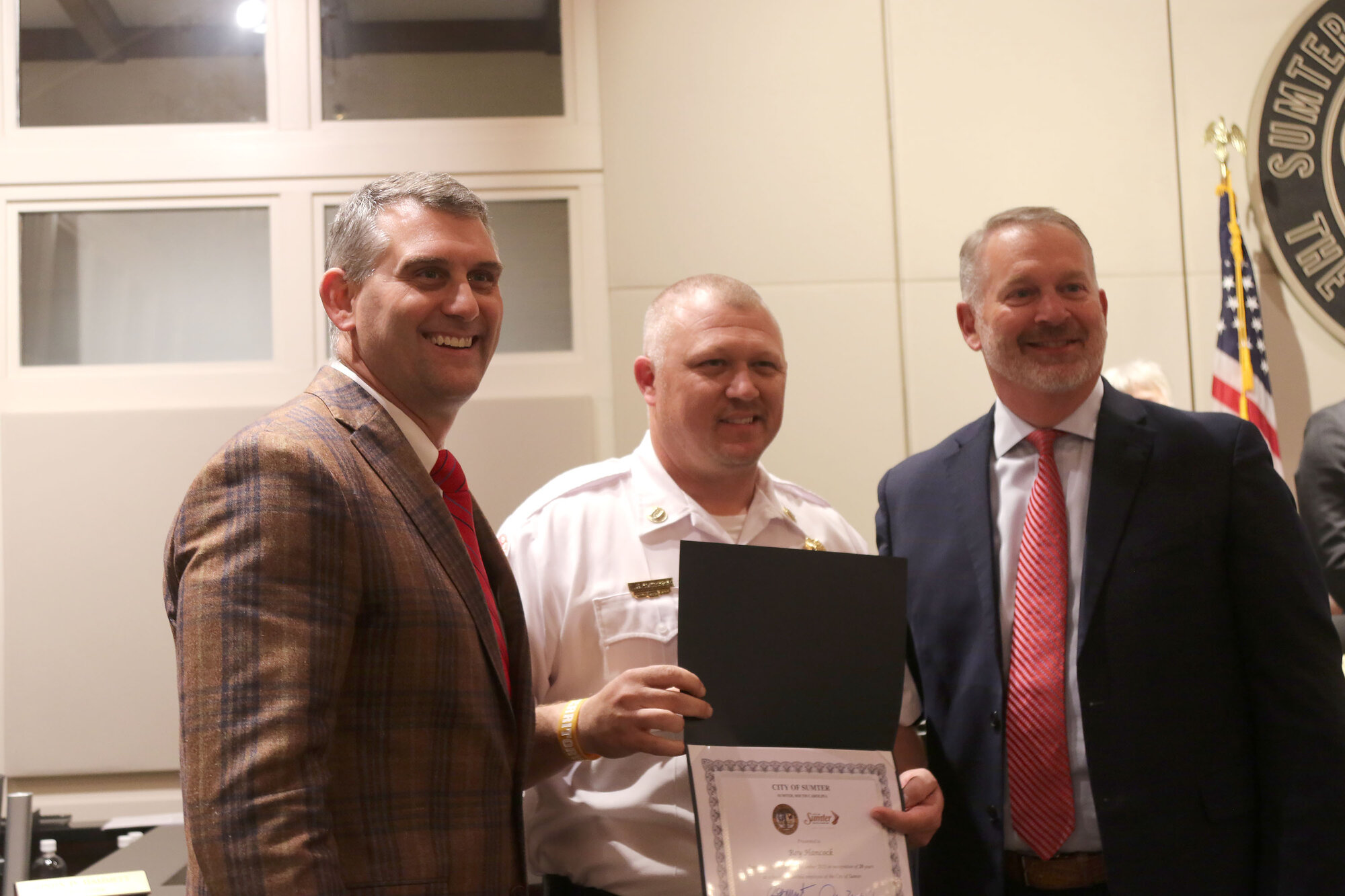 City of Sumter employees with 820 collective years of service honored ...