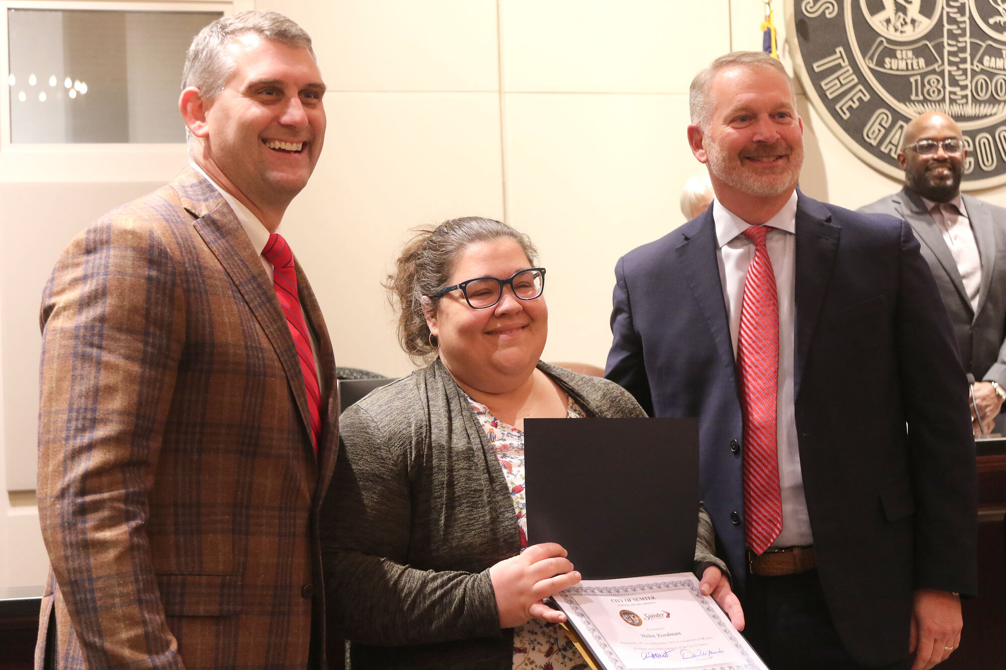 City of Sumter employees with 820 collective years of service honored ...