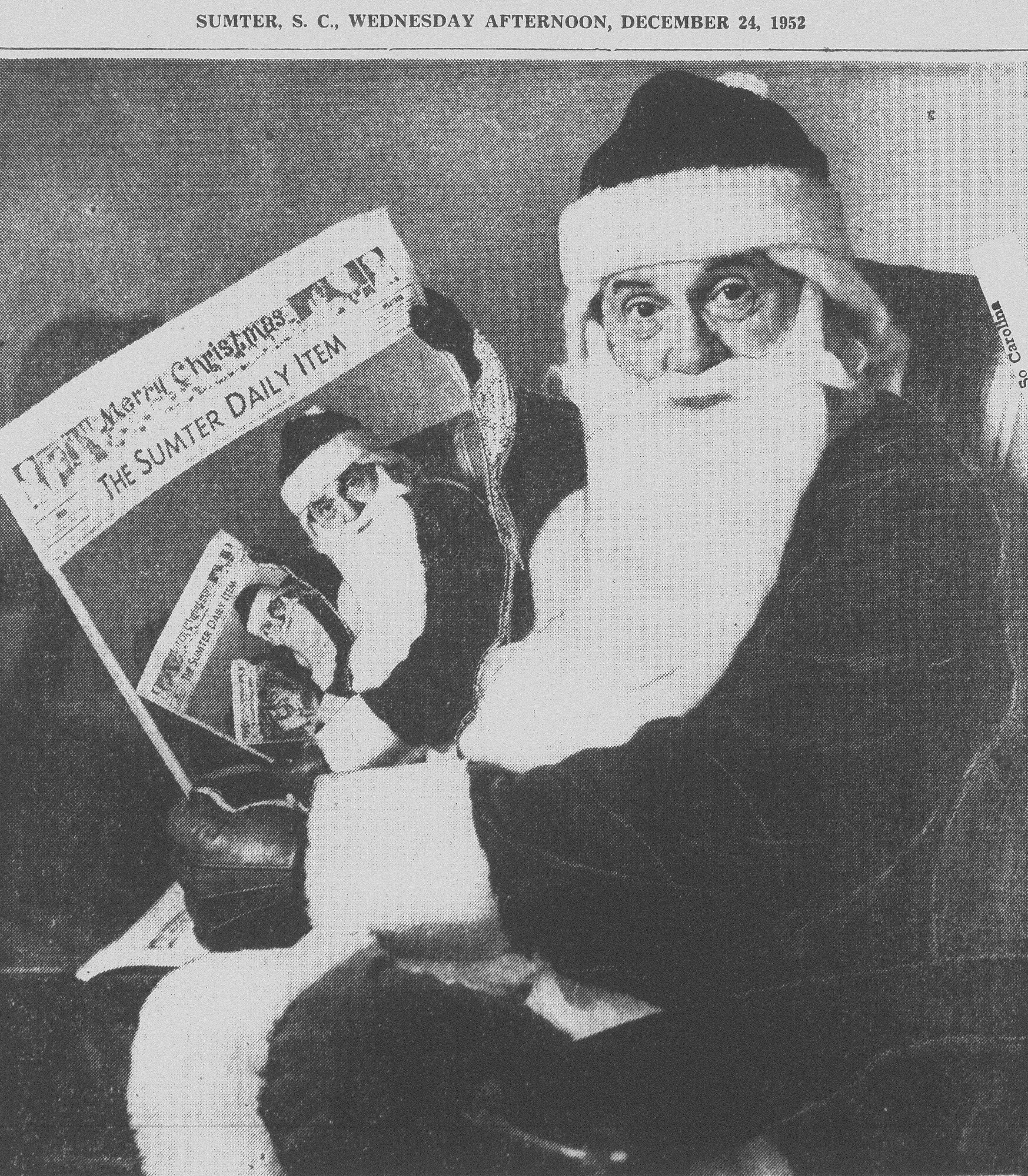 Hubert Duvall Osteen is Santa - The Sumter Item