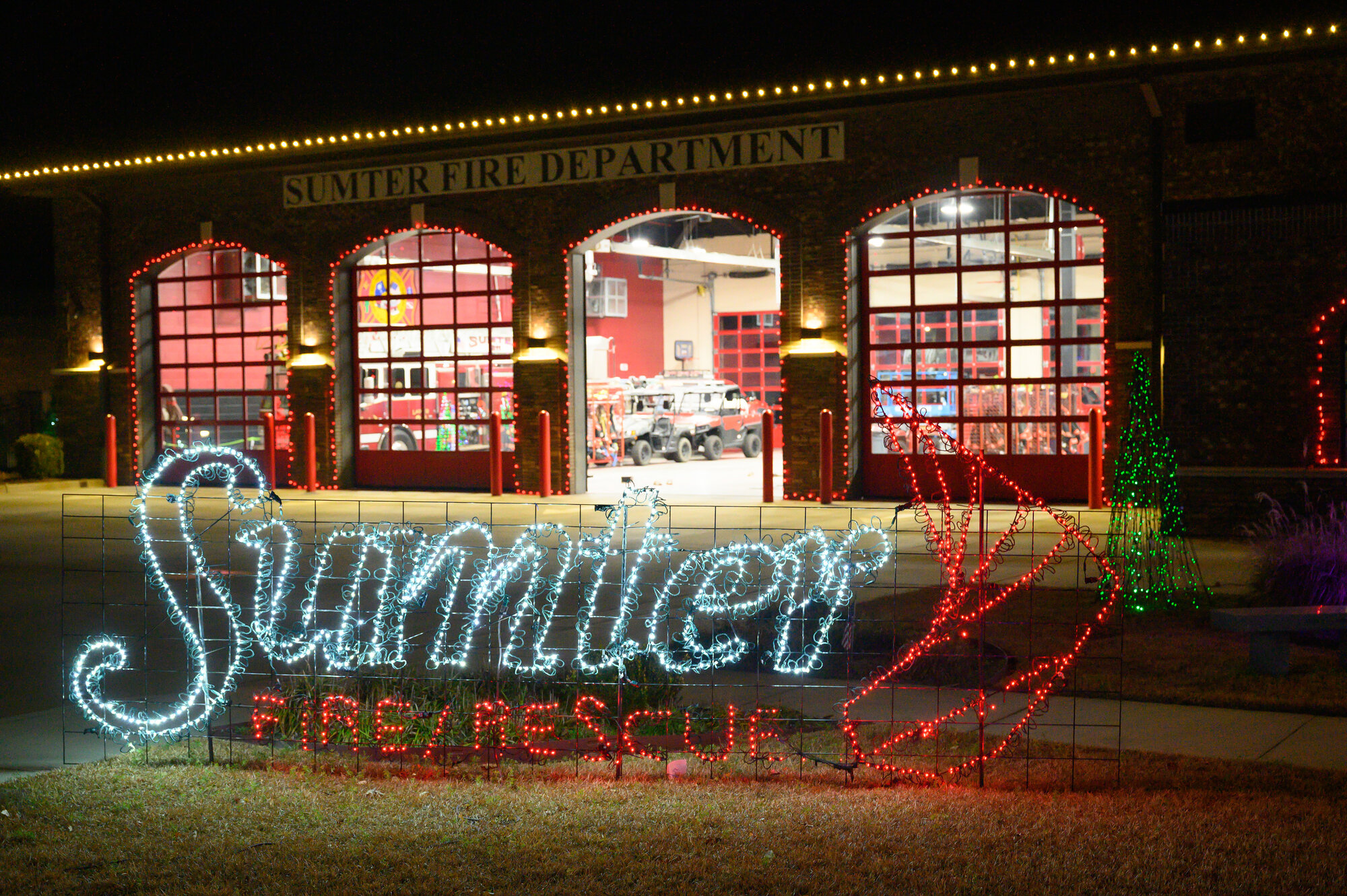 Sumter Fire Department is all aglow this Christmas season - The Sumter Item