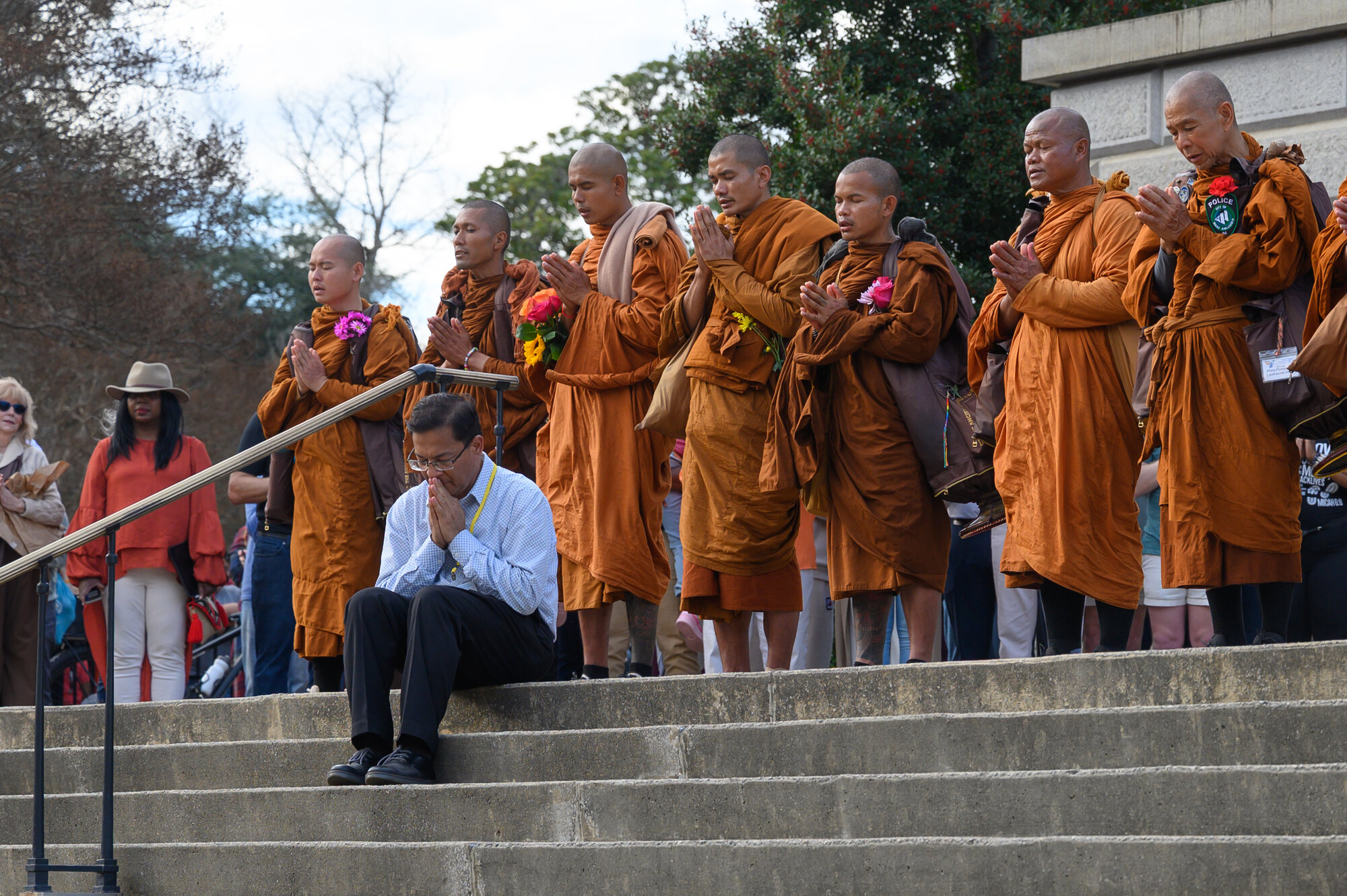 Monks' Walk for Peace passes through S.C. - The Sumter Item