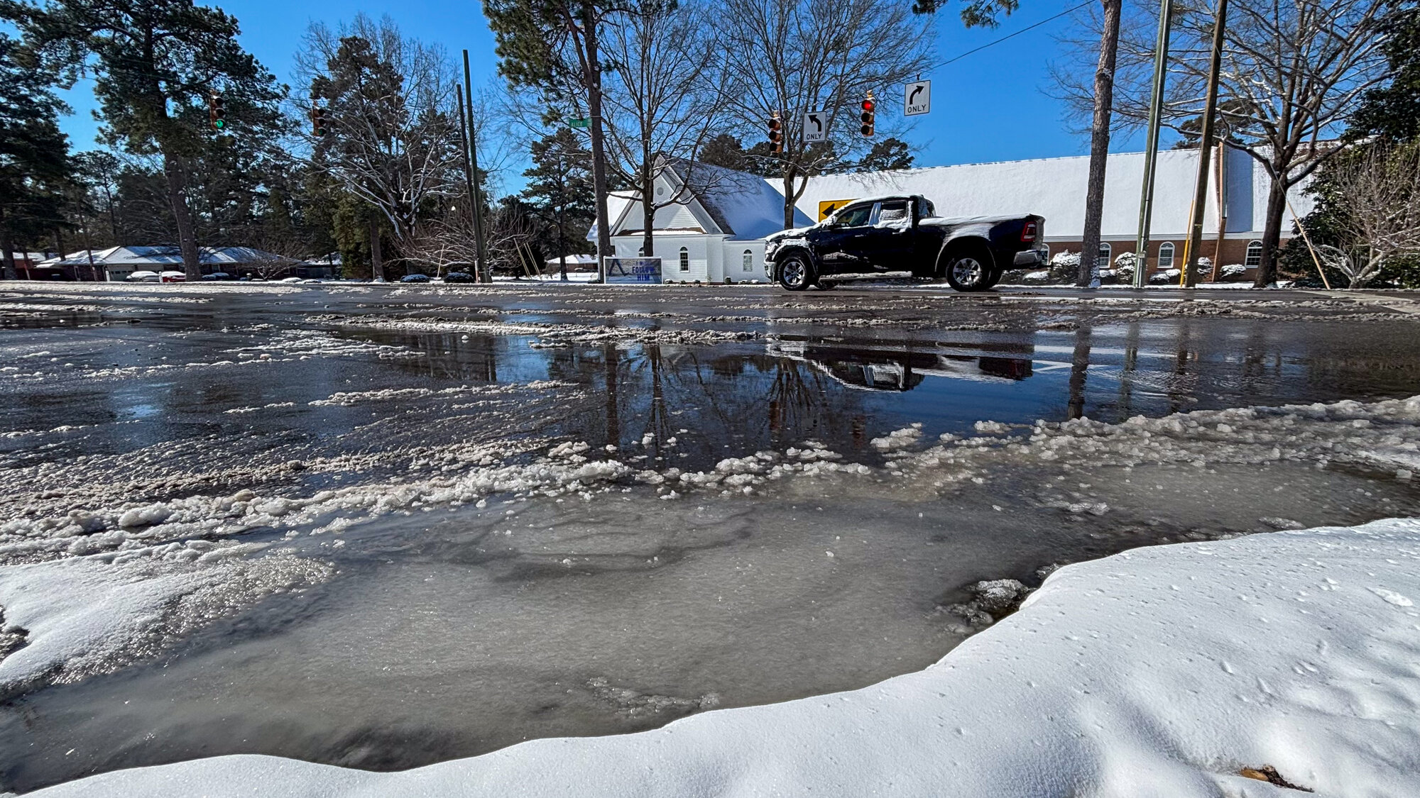 Reflections of a snowy Sumter - The Sumter Item