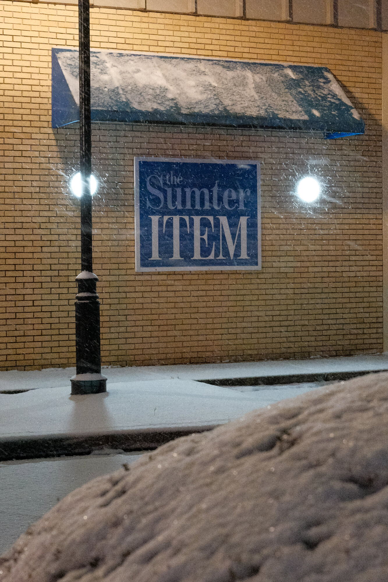 Reflections of a snowy Sumter - The Sumter Item