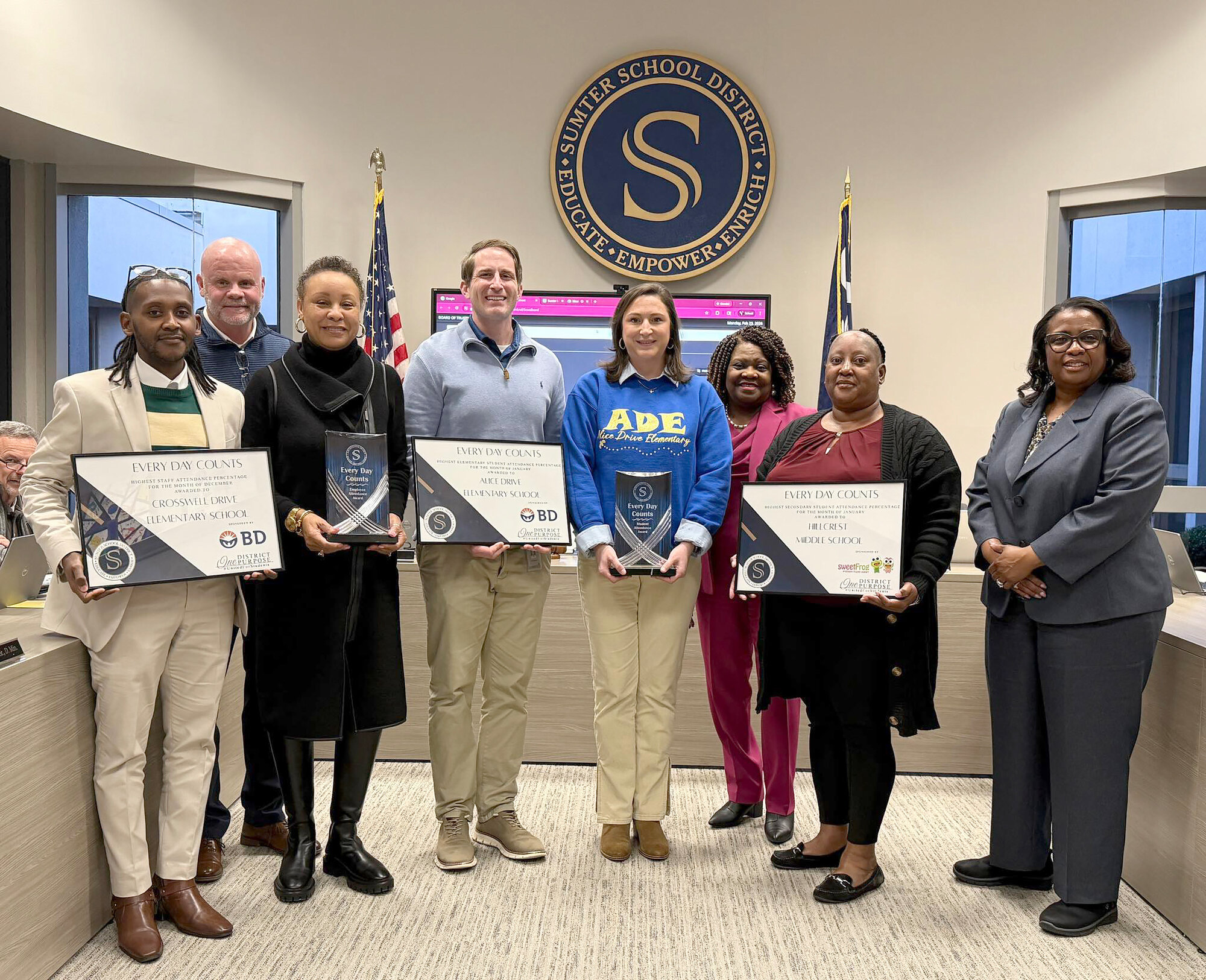 Honoring school attendance award winners - The Sumter Item