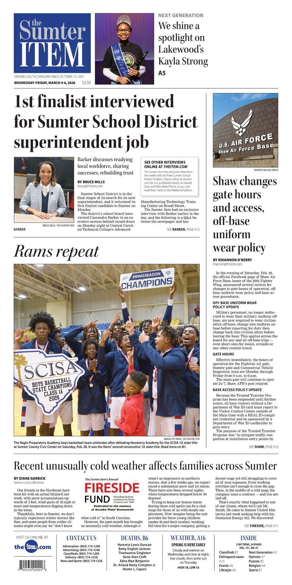 E-editions - The Sumter Item