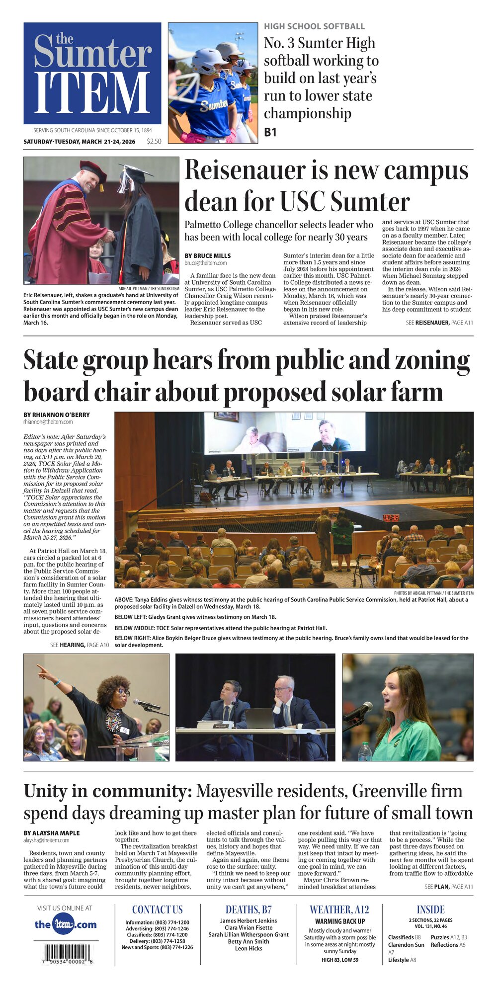 E-editions - The Sumter Item