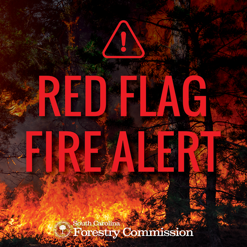 S.C. Forestry Commission issues statewide Red Flag Fire Alert ...