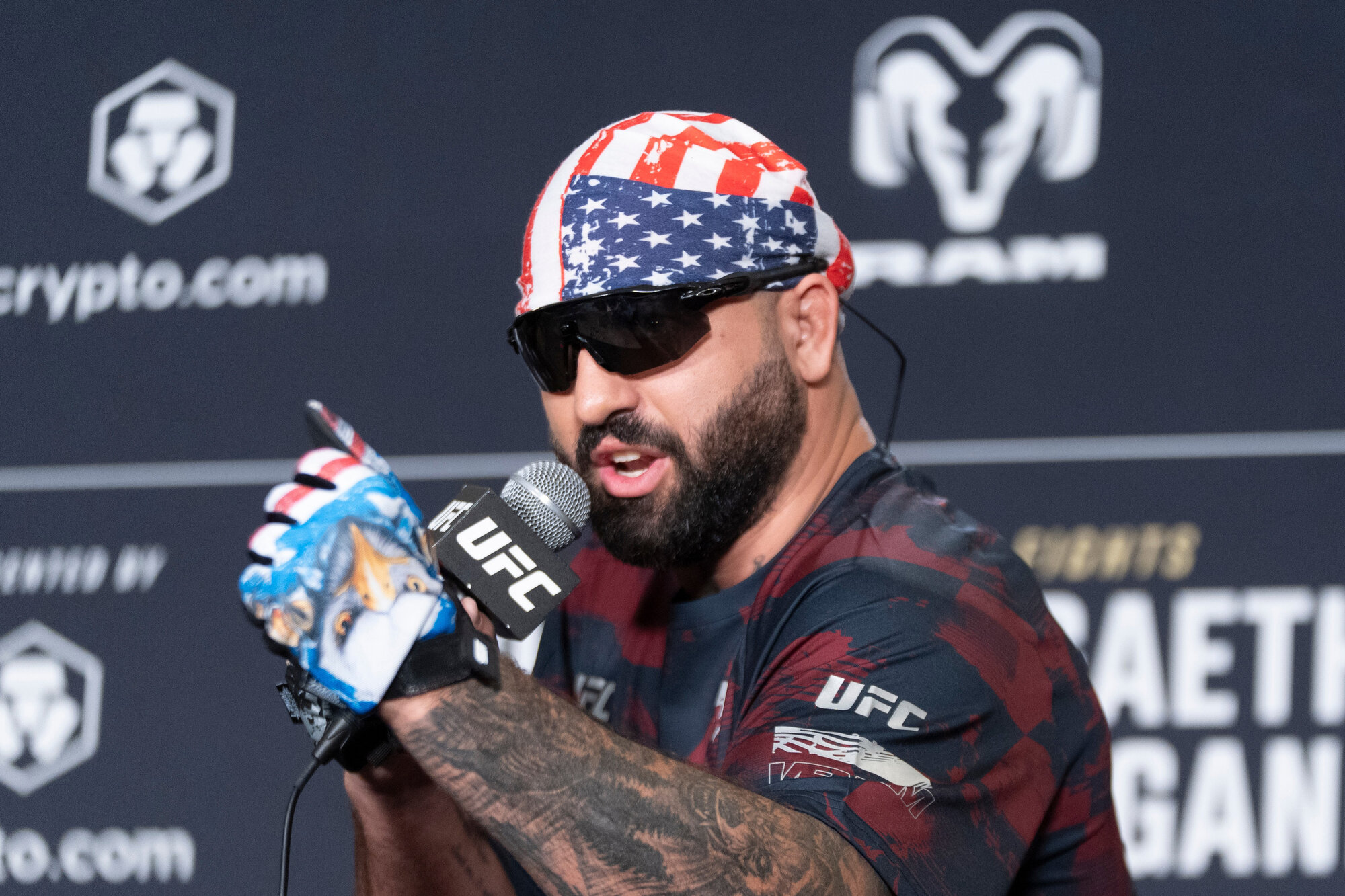 UFC fighters say they're honored to compete in front of President Trump ...