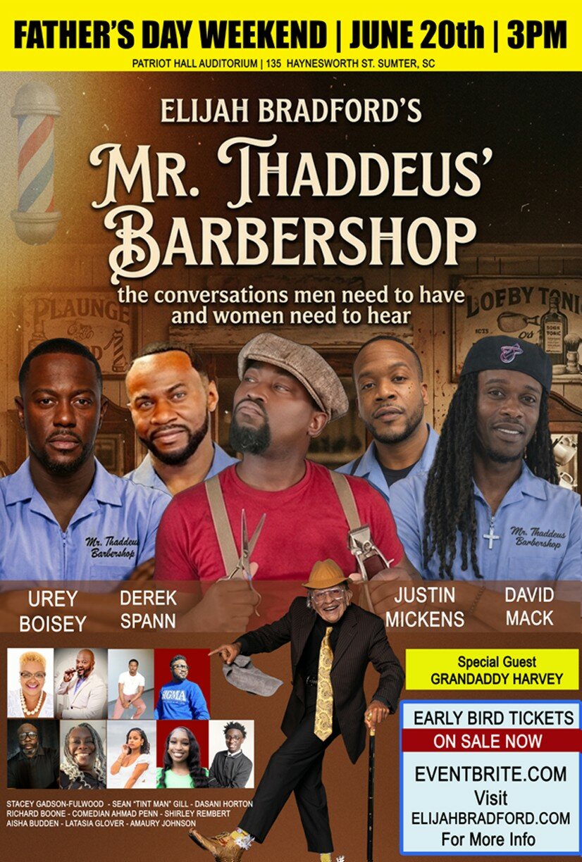 Last chance to get tickets to Elijah Bradford's 'Mr. Thaddeus ...