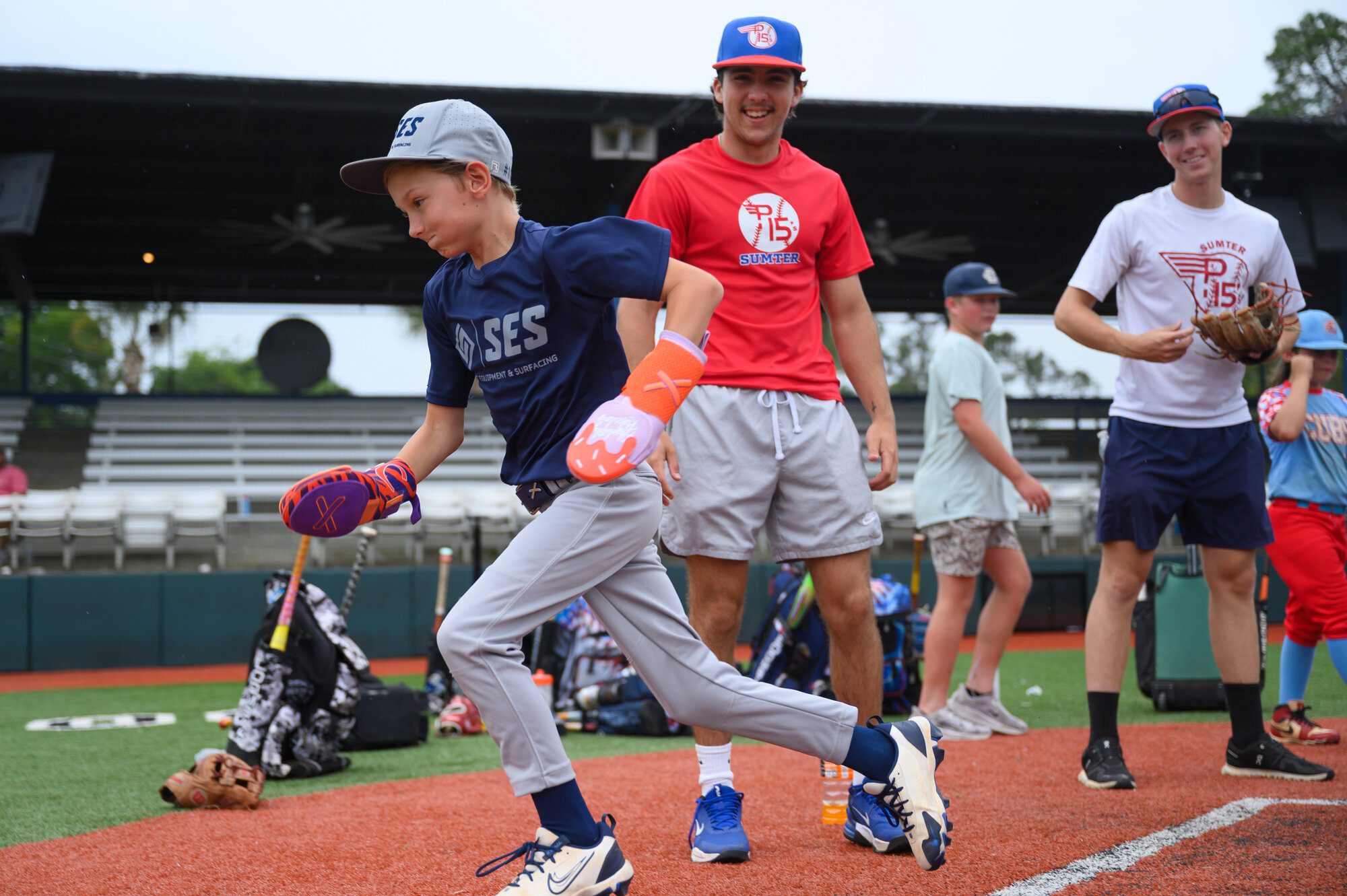 P-15's give back with annual youth baseball camp - The Sumter Item
