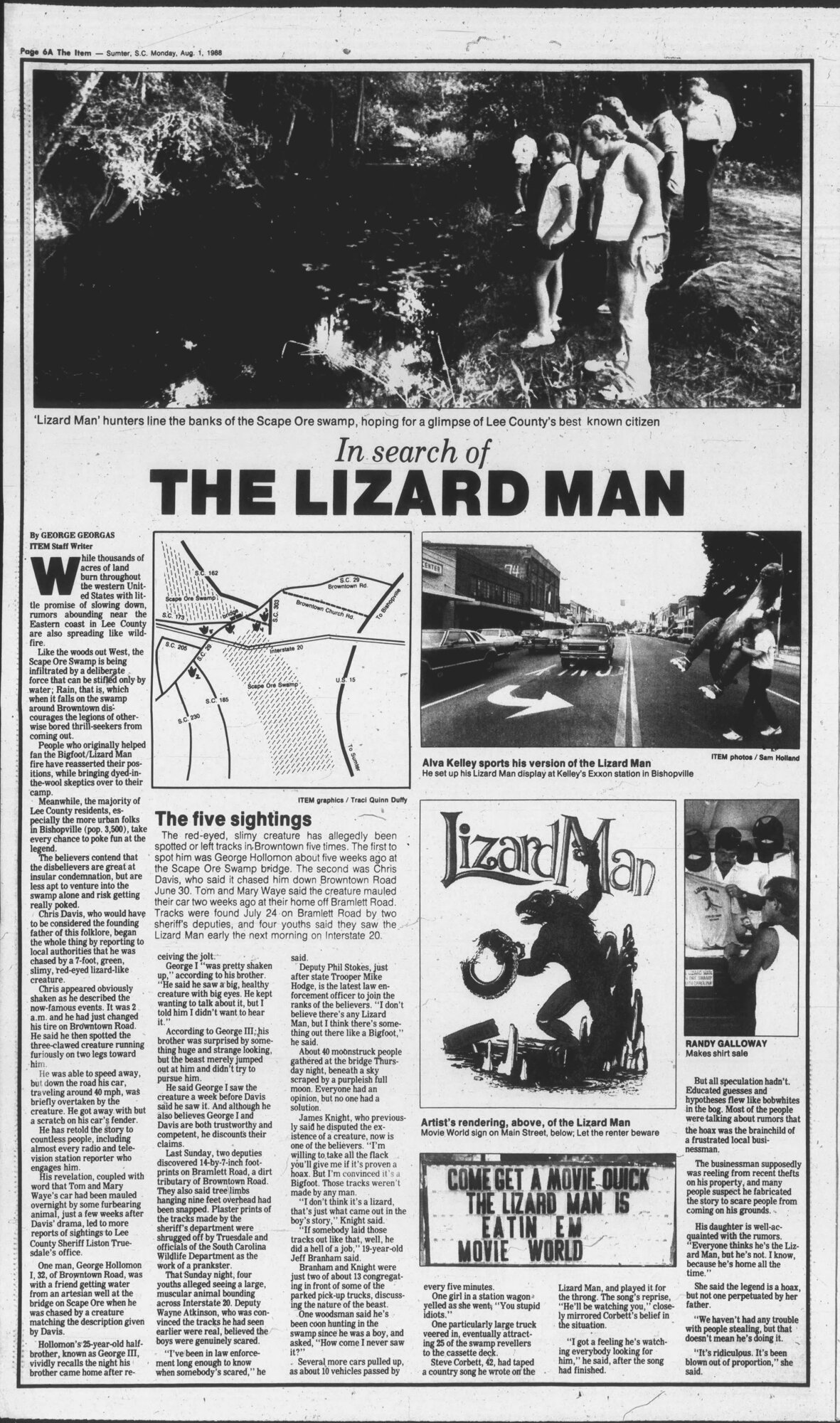 Lizard Man legend lives on - The Sumter Item